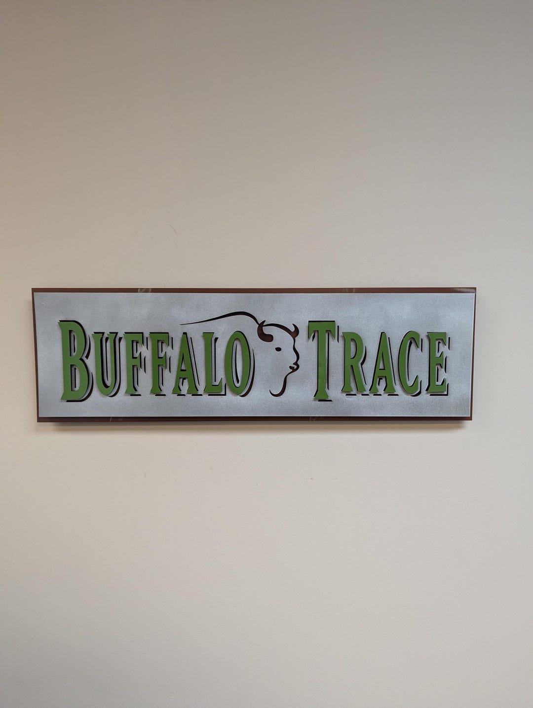 Buffalo Trace Metal Sign - Etsy