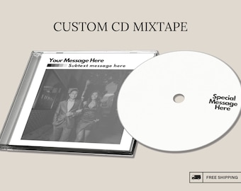 Custom CD Jewel Case, Custom With Pics & Songs Fast FREE Shipping ...
