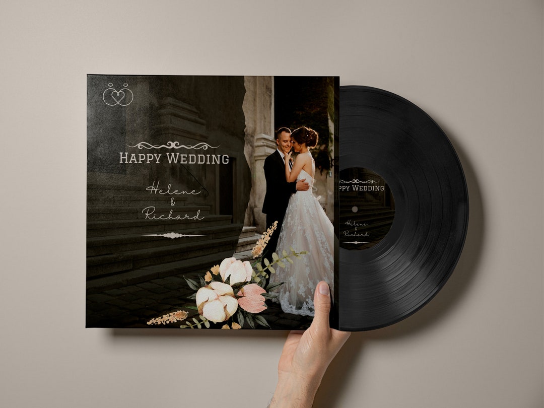 Personalized Vinyl Record Mixtape, Custom Playlist LP, Wedding Gift - Etsy