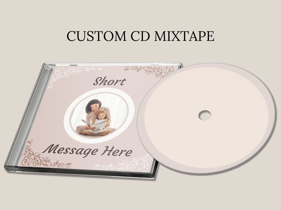 Custom CD Mixtape, Jewel Case, Personalized Photo, Personalized Music ...