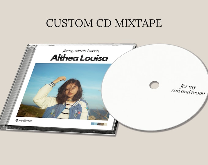 CUSTOM CD Burned Mixtape - Etsy