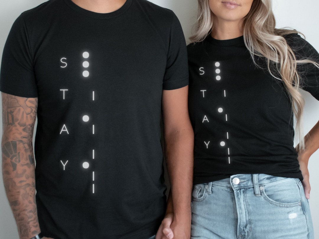 S.T.A.Y Interstellar Tshirt, Morse Code T-shirt, Interstellar Movie ...