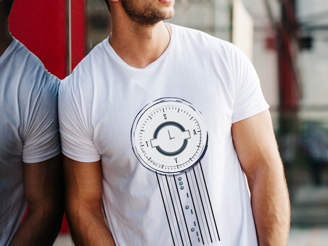 Interstellar Movie Watch Graphic Tshirt, Mens Interstellar STAY Morse ...