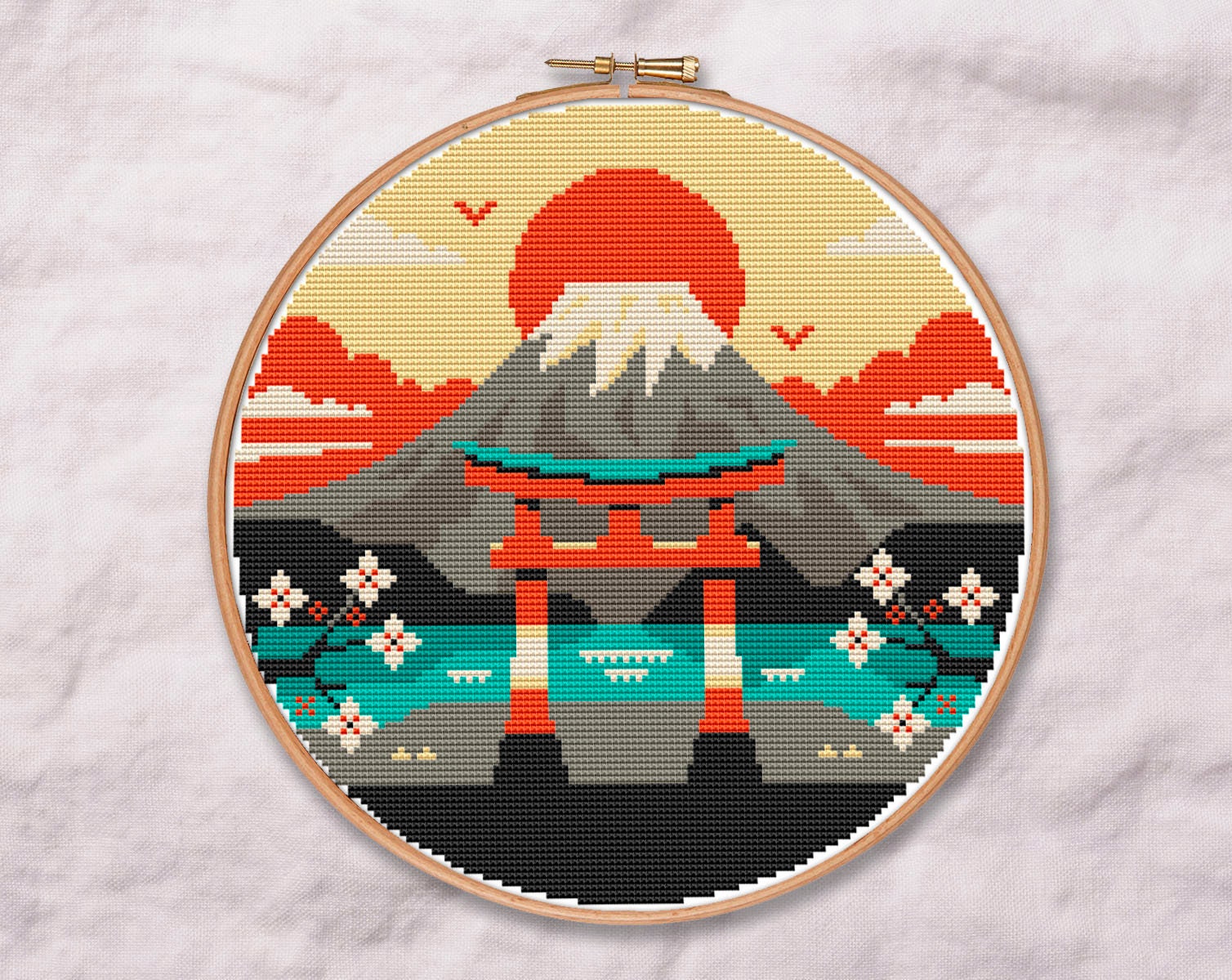 Japan Cross Stitch Pattern PDF Instant Download Japanese - Etsy