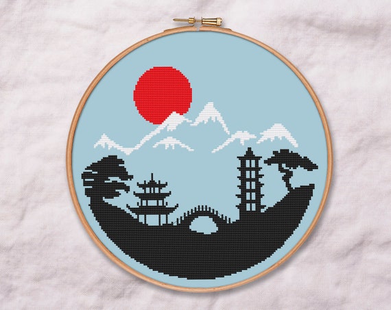 Japanese Silhouettes Pattern