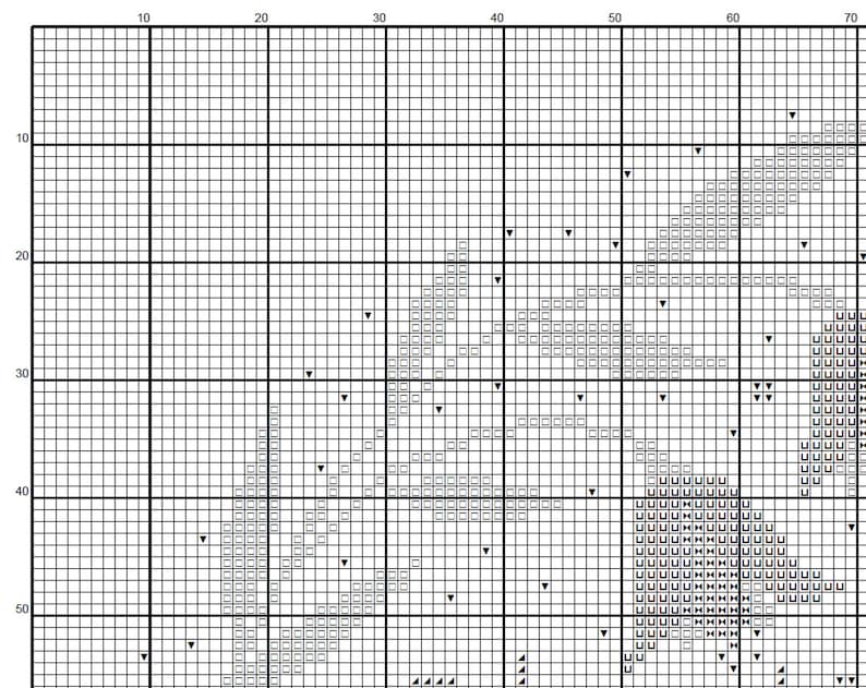Bee Cross Stitch Pattern PDF - Instant Download - Floral Flower Insect ...
