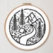 Round Contour Cross Stitch Pattern PDF - Instant Download - Modern Easy ...