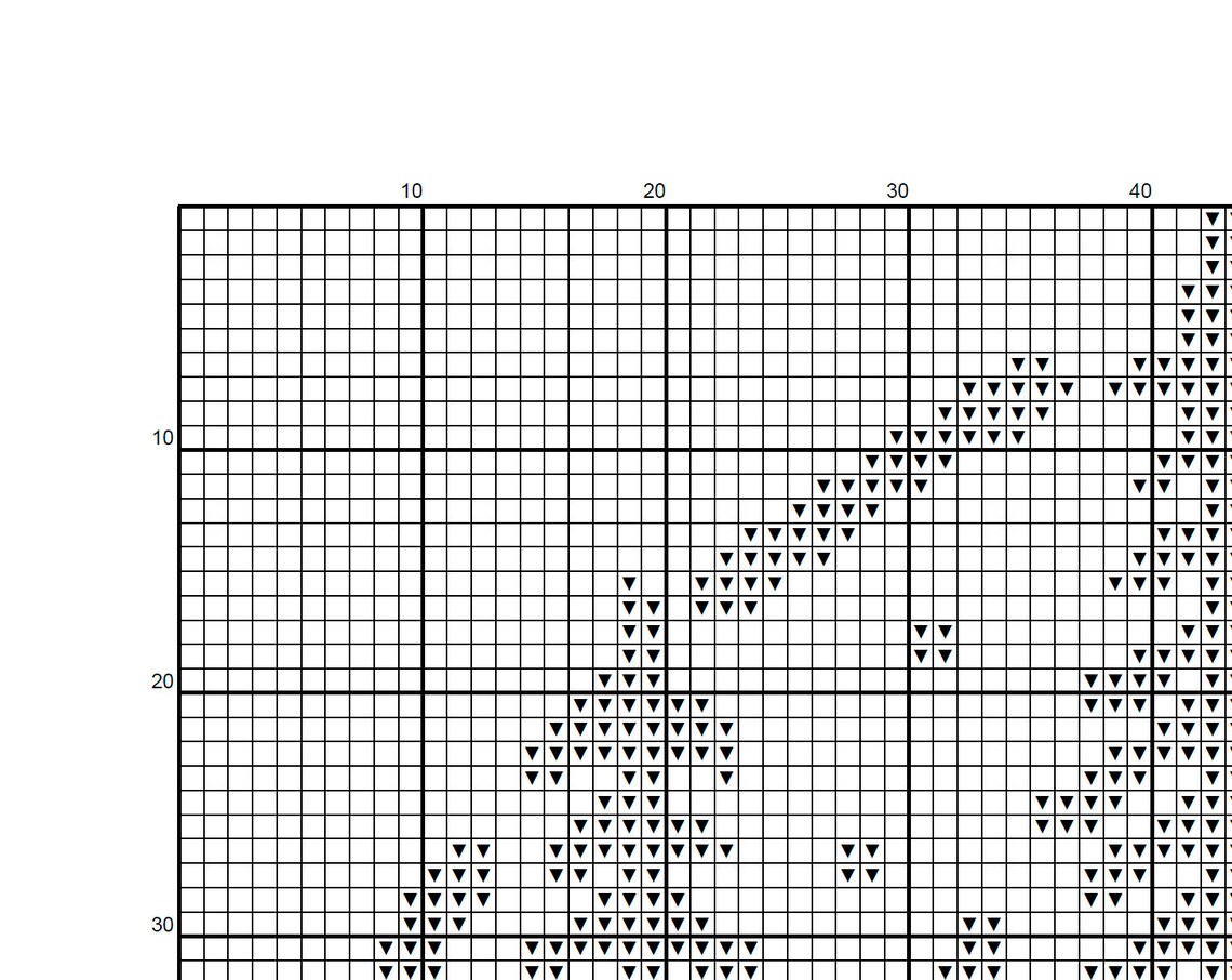 Round Contour Cross Stitch Pattern PDF Instant Download - Etsy