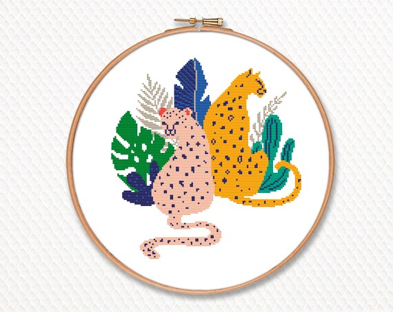 Wild Animal Cross Stitch Pattern PDF Instant Download - Etsy