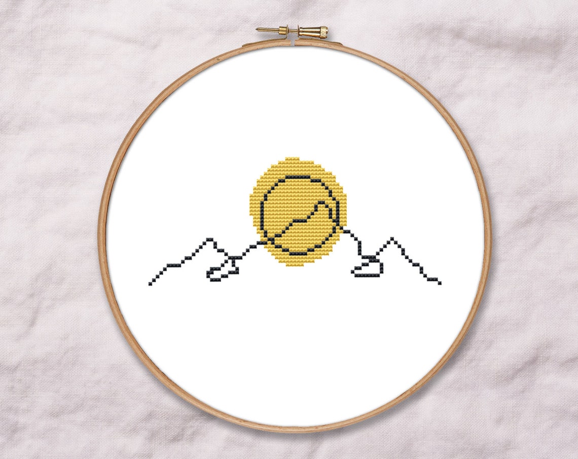Mini Nature Cross Stitch Pattern PDF - Counted Modern Easy Simple ...