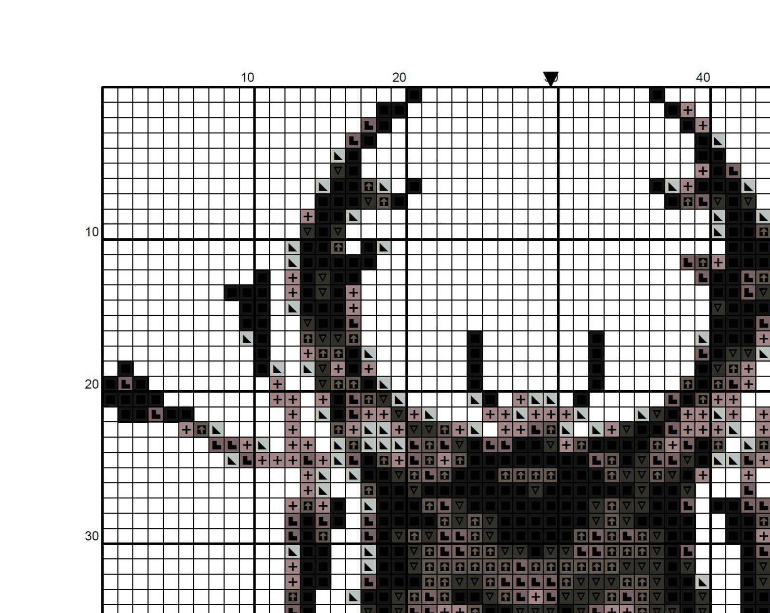Beetle Cross Stitch Pattern PDF Instant Download Insect - Etsy