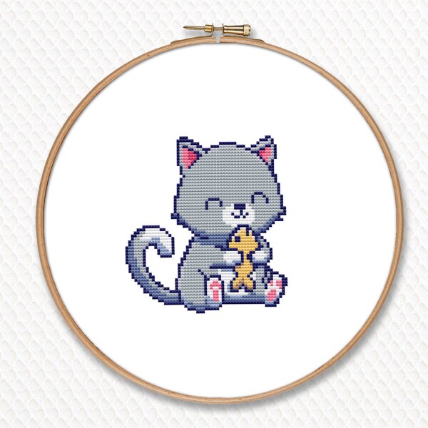 Cross Stitch Pattern Cat - Etsy