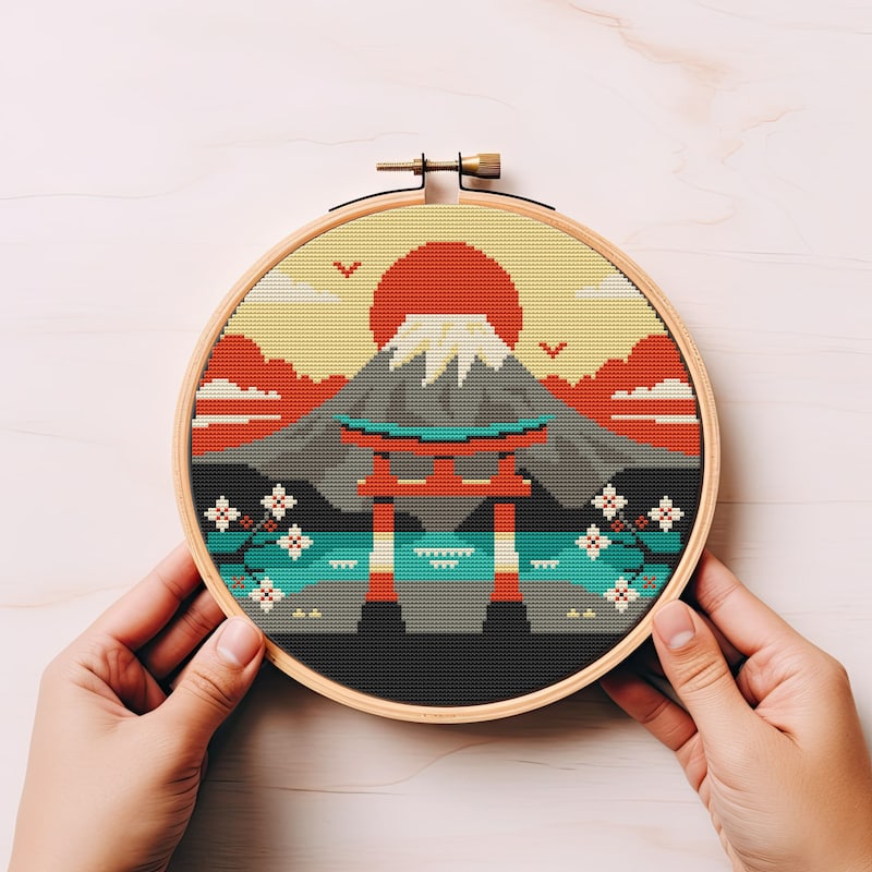 Japan Cross Stitch - Etsy