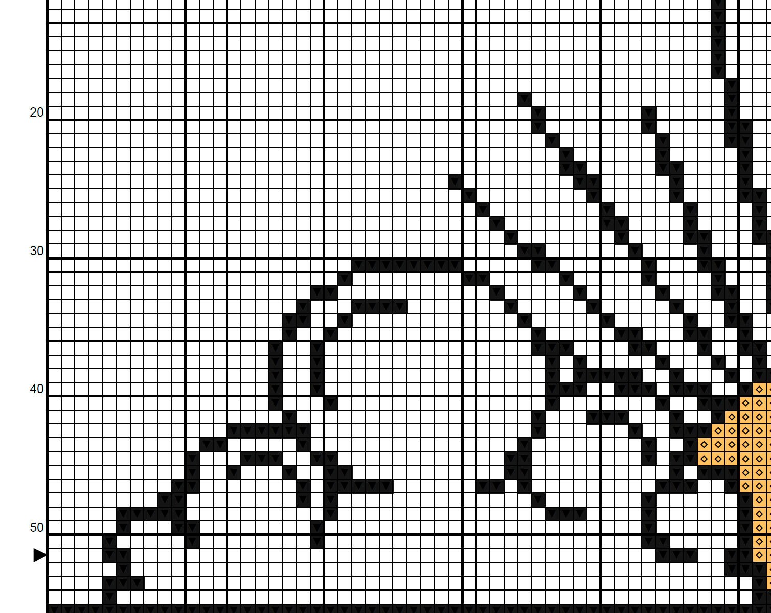 Sun Cloud Cross Stitch Pattern PDF - Modern Easy Simple Contour Nature ...