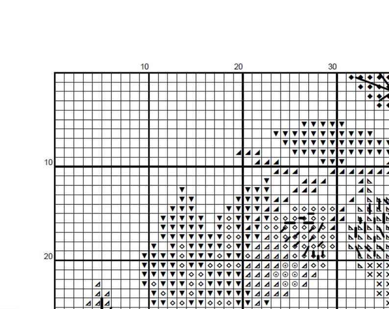 Acorn Wreath Cross Stitch Pattern PDF Instant Download - Etsy