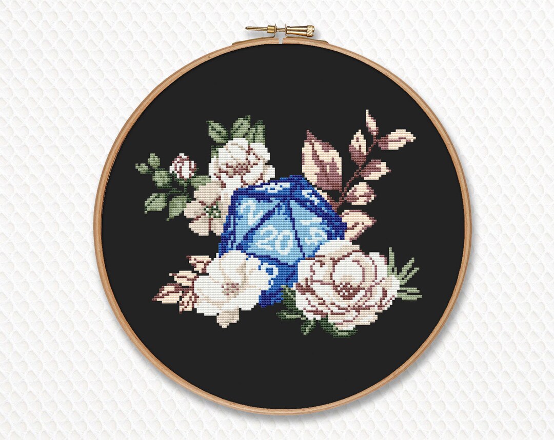 Dungeons and Dragons D20 Cross Stitch Pattern PDF Digital Download Dnd ...
