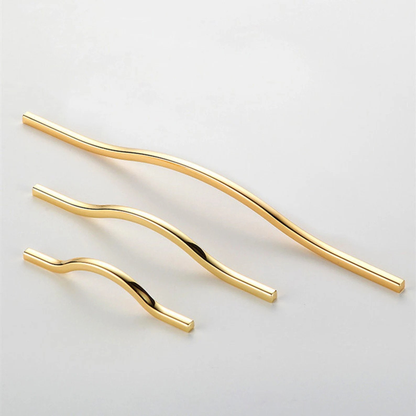 Arch Cabinet Handles Modern Curved Kitchen Drawer Pull - Etsy
