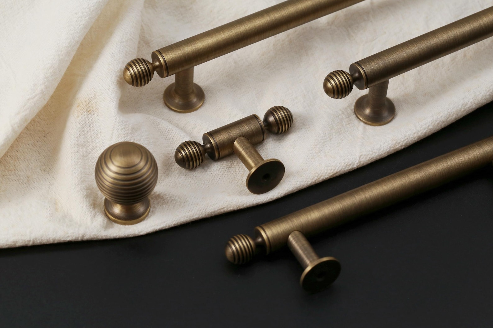 Antique Brass Cabinet Long Handles,drawer Dresser Knobs Handles,custom ...