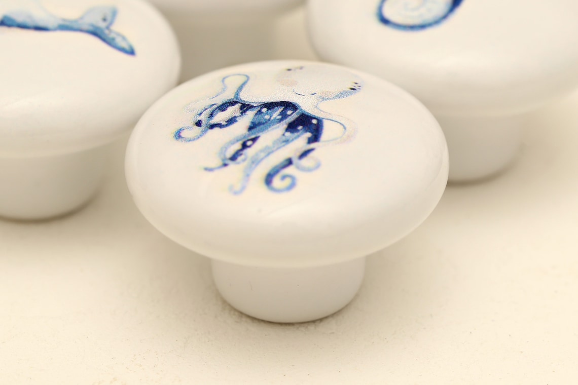 Sea Animal Drawer Knobs,38mm Kids Bedroom Knobs,boy Bedroom Knobs Girl ...