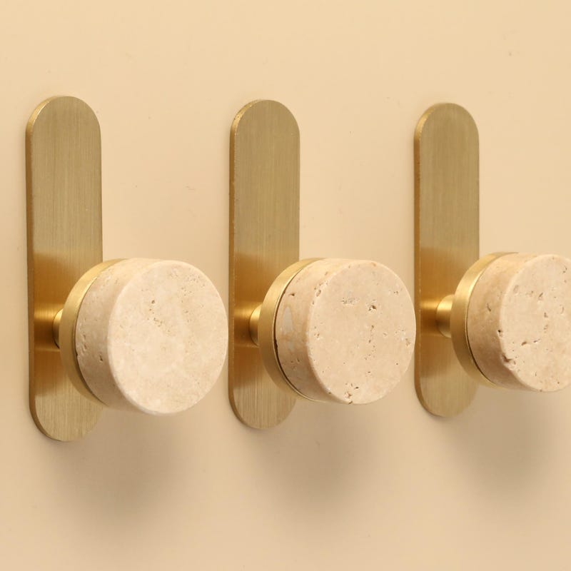 Wall Hook Travertine - Etsy UK