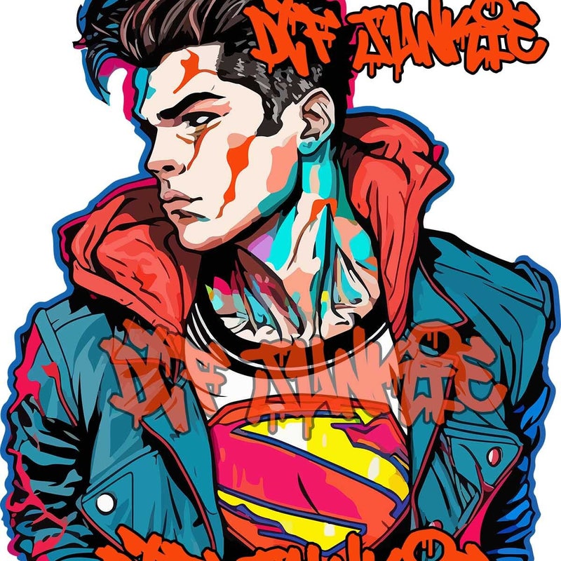 Superhero Print - Etsy