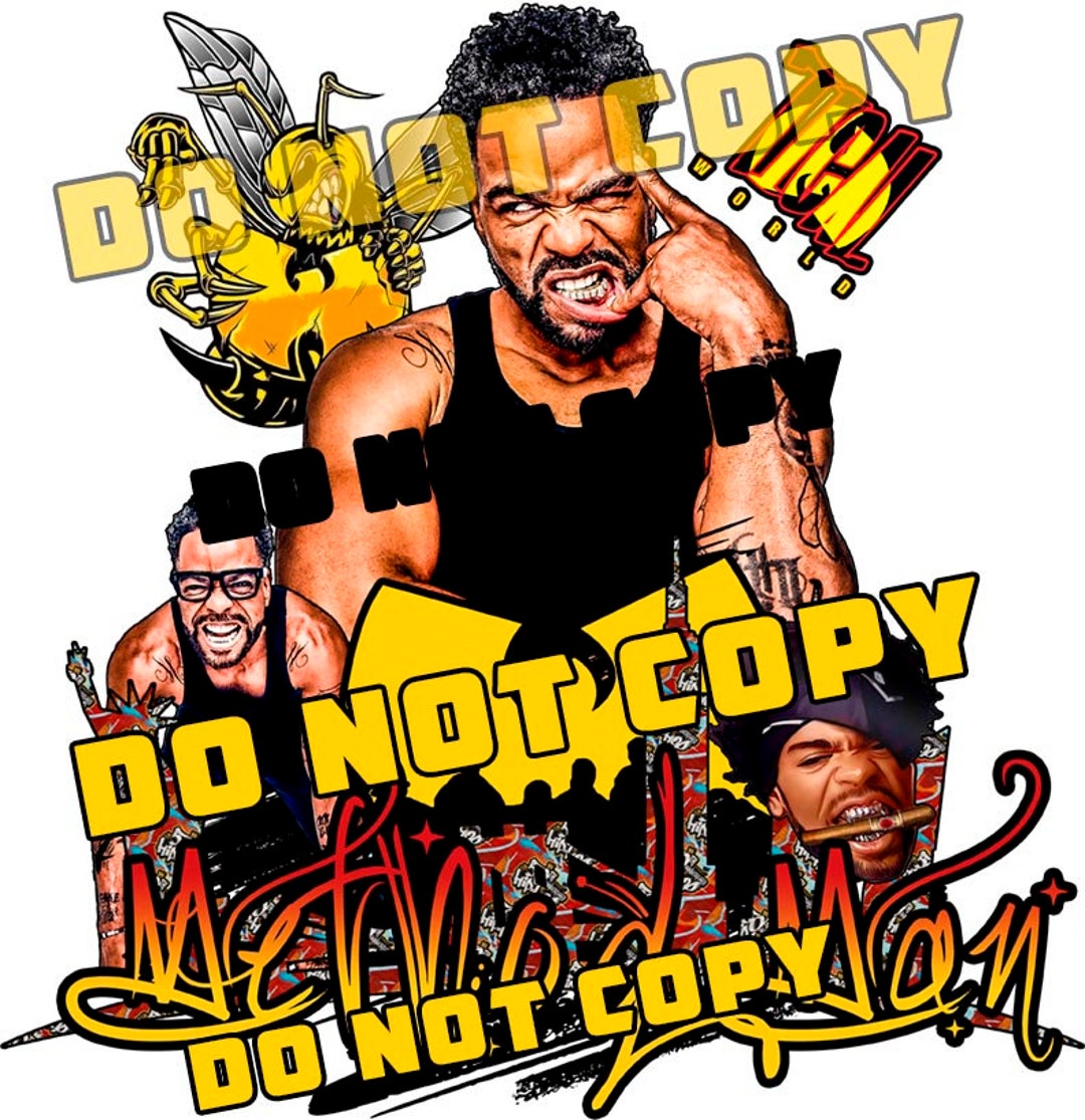 Method Man PNG, Wu-tan Clan, Tical World, DTF, Print Ready, T-shirt ...