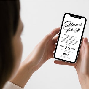 40th Birthday Invitation Canva Editable PDF PNG Jpg File Digital Evite Mobile Personalised ...