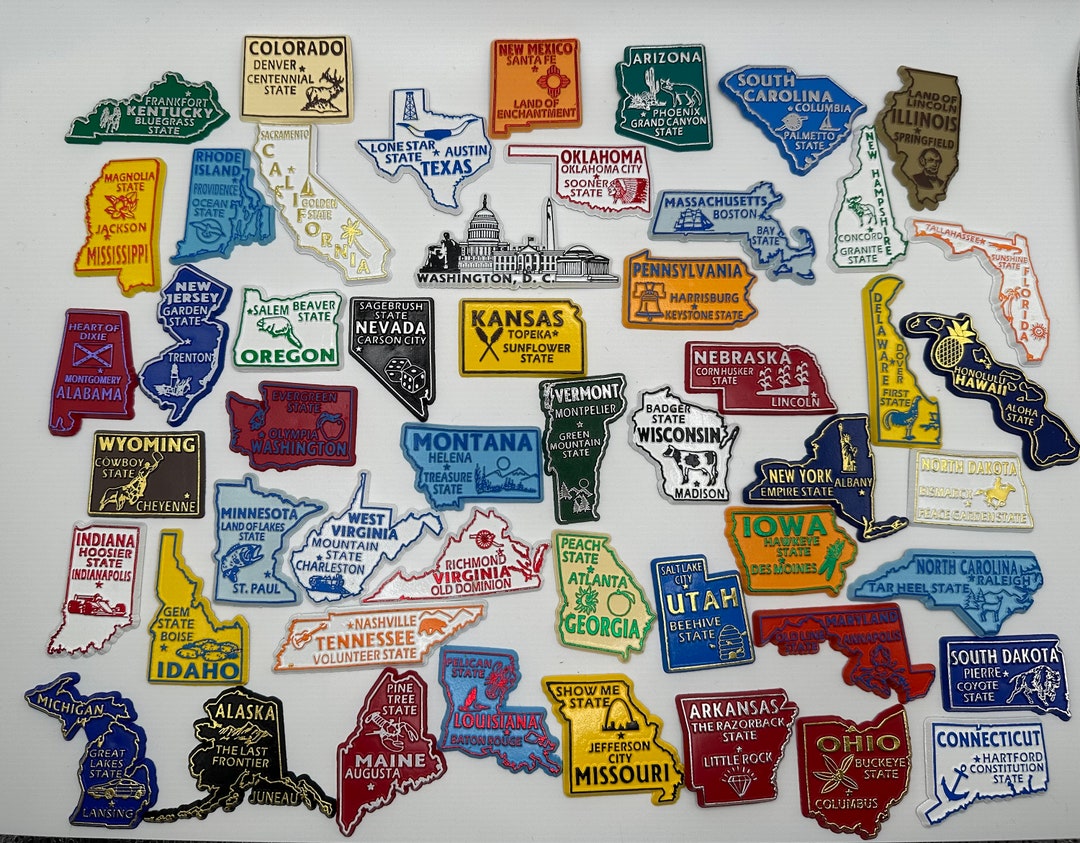 Magnetic Maps USA Puzzle - Etsy