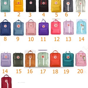 Custom Embroidered Kanken Backpack - Custom Flower Embroidery Kanken ...