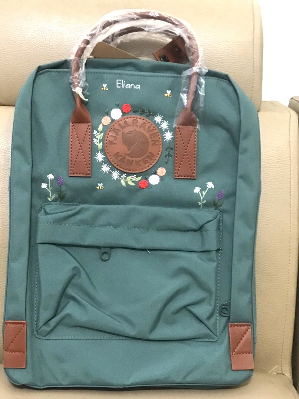 Personalization Embroidered Kanken Fjallraven Embroidered - Etsy