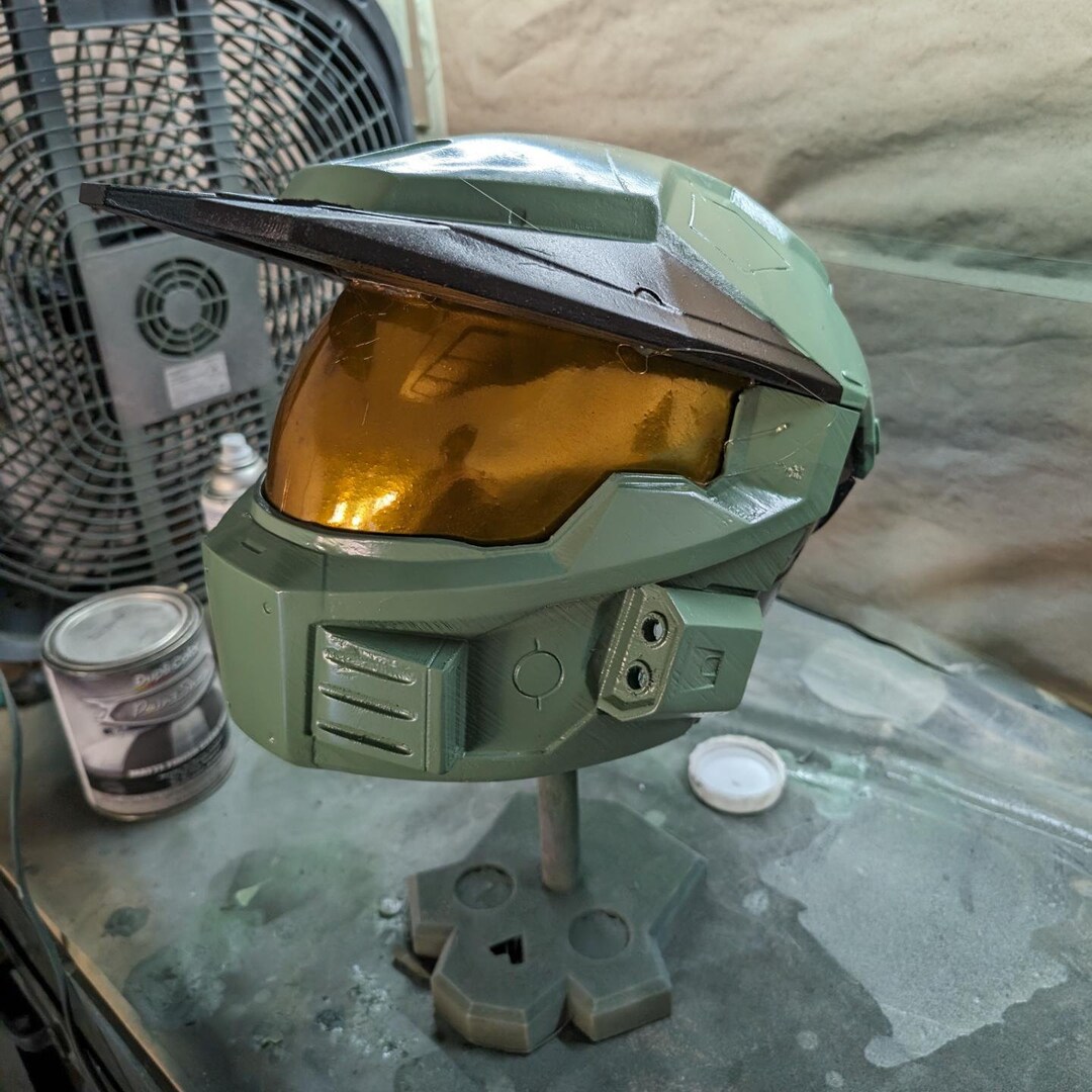 Wearable Legacy Halo Mark V Helmet 3D PRINTED - Etsy
