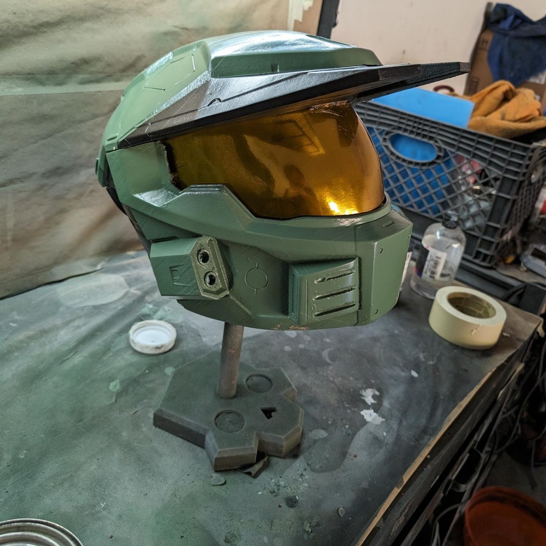 Wearable Legacy Halo Mark V Helmet 3D PRINTED - Etsy