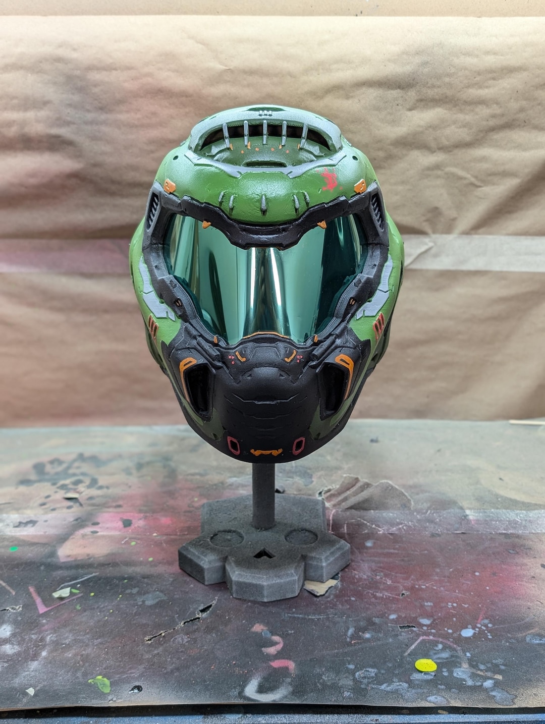Wearable DOOM Slayer Helmet 3D PRINTED - Etsy Ireland