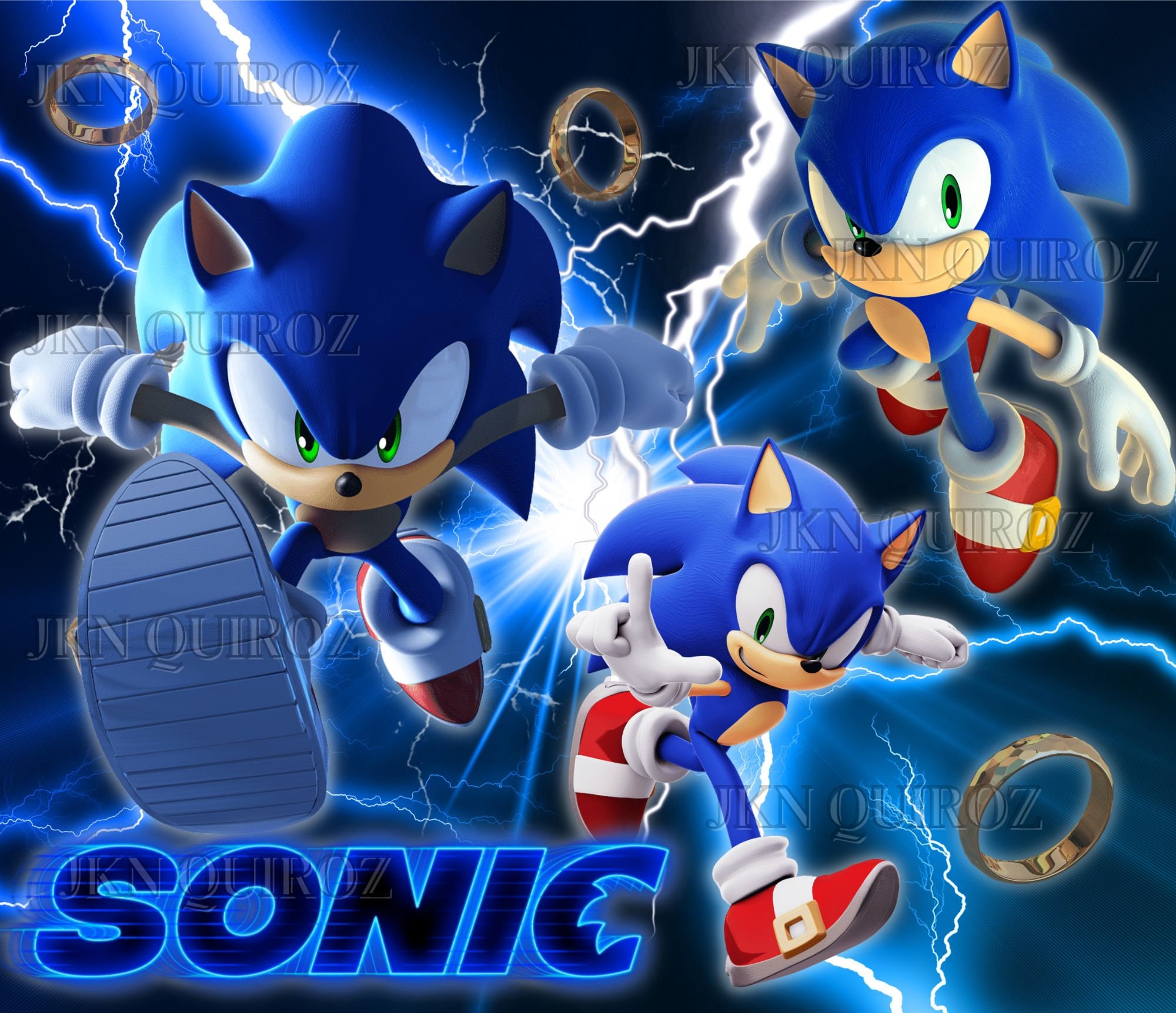 Cartoon the Hedgehog Tumbler Wrap Sonic Sublimation Wrap - Etsy Australia