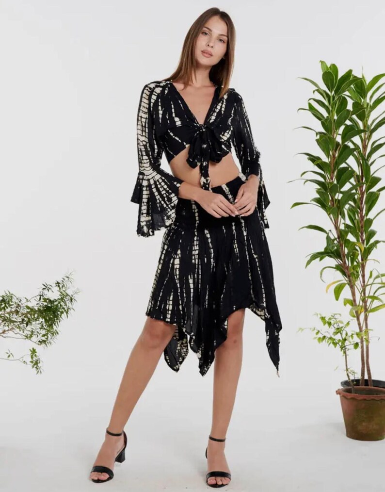 Tie Dye Bell Sleeve Matching Set - Etsy