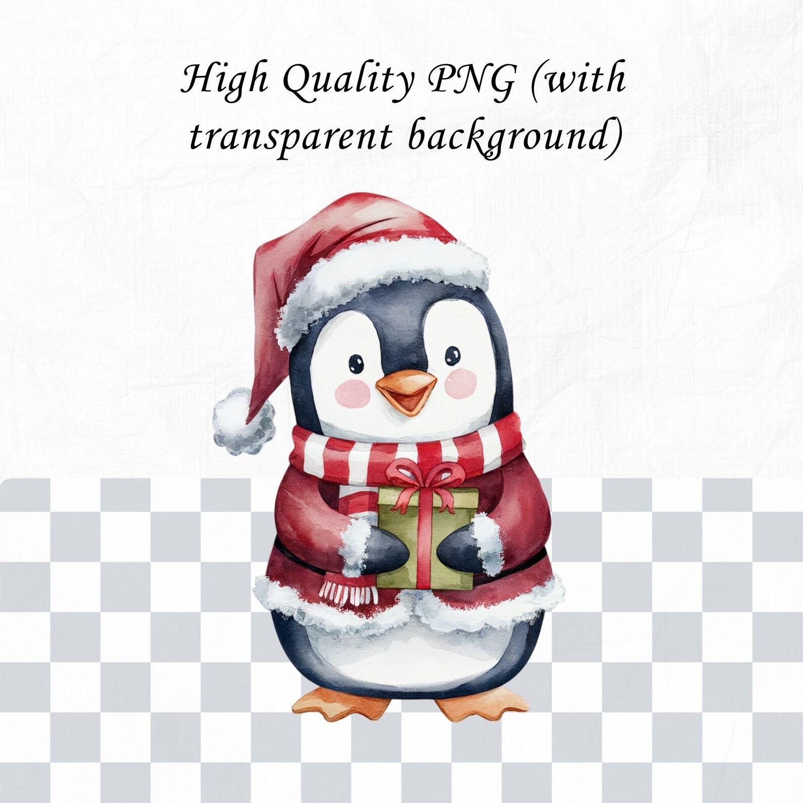 North Pole Christmas Animals PNG Bundle, Winter Santa Village Animal ...