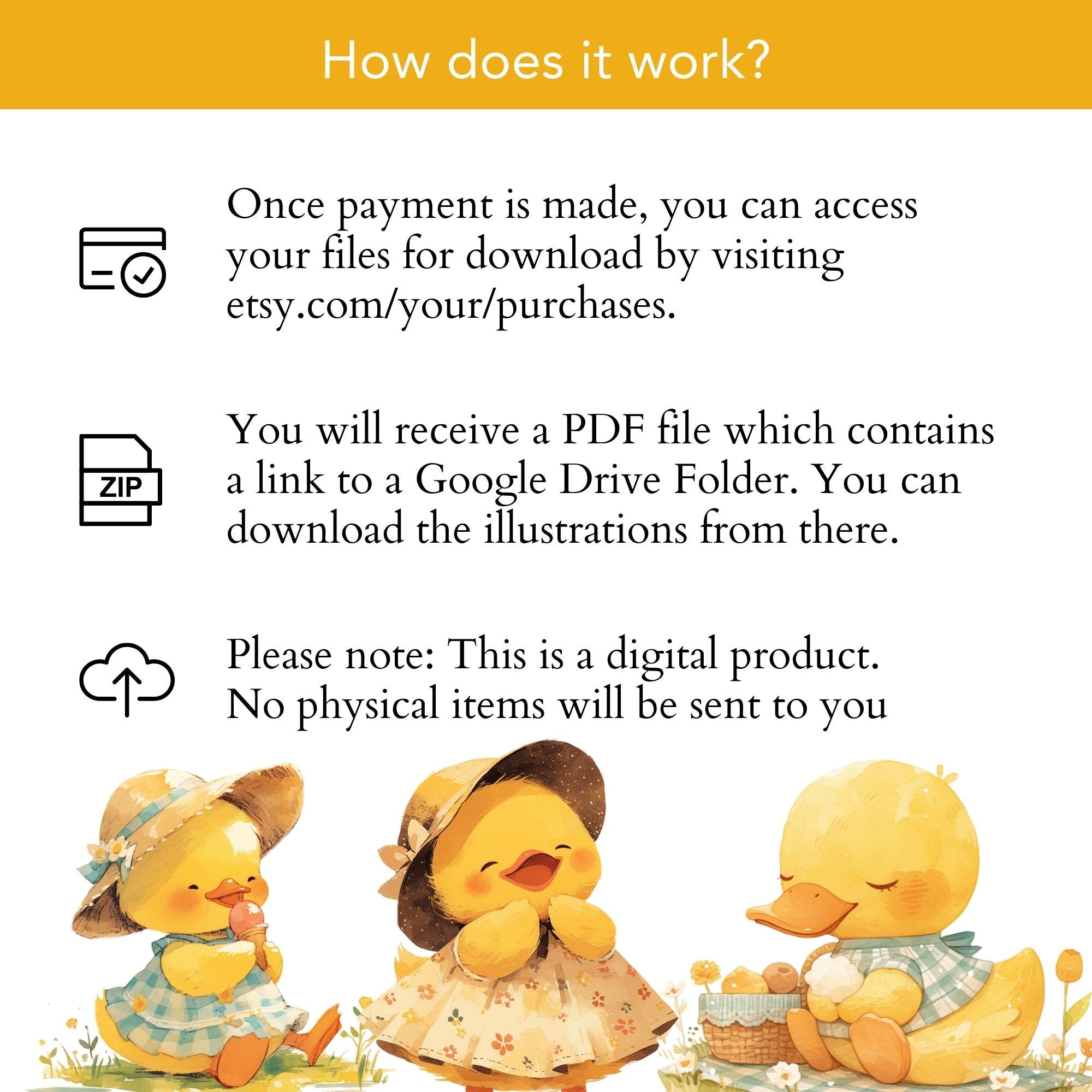 Summer Ducklings Clipart, Watercolor Animals PNG, Summer PNG, Cute ...