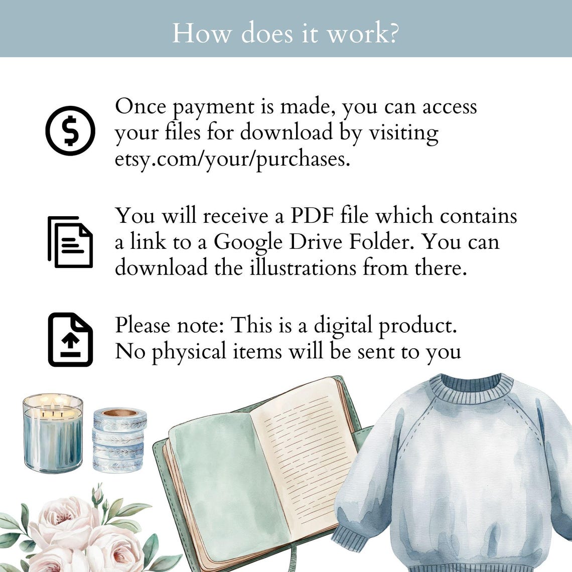 Clean Girl Aesthetic PNG, That Girl Planner Journal Clipart Bundle ...