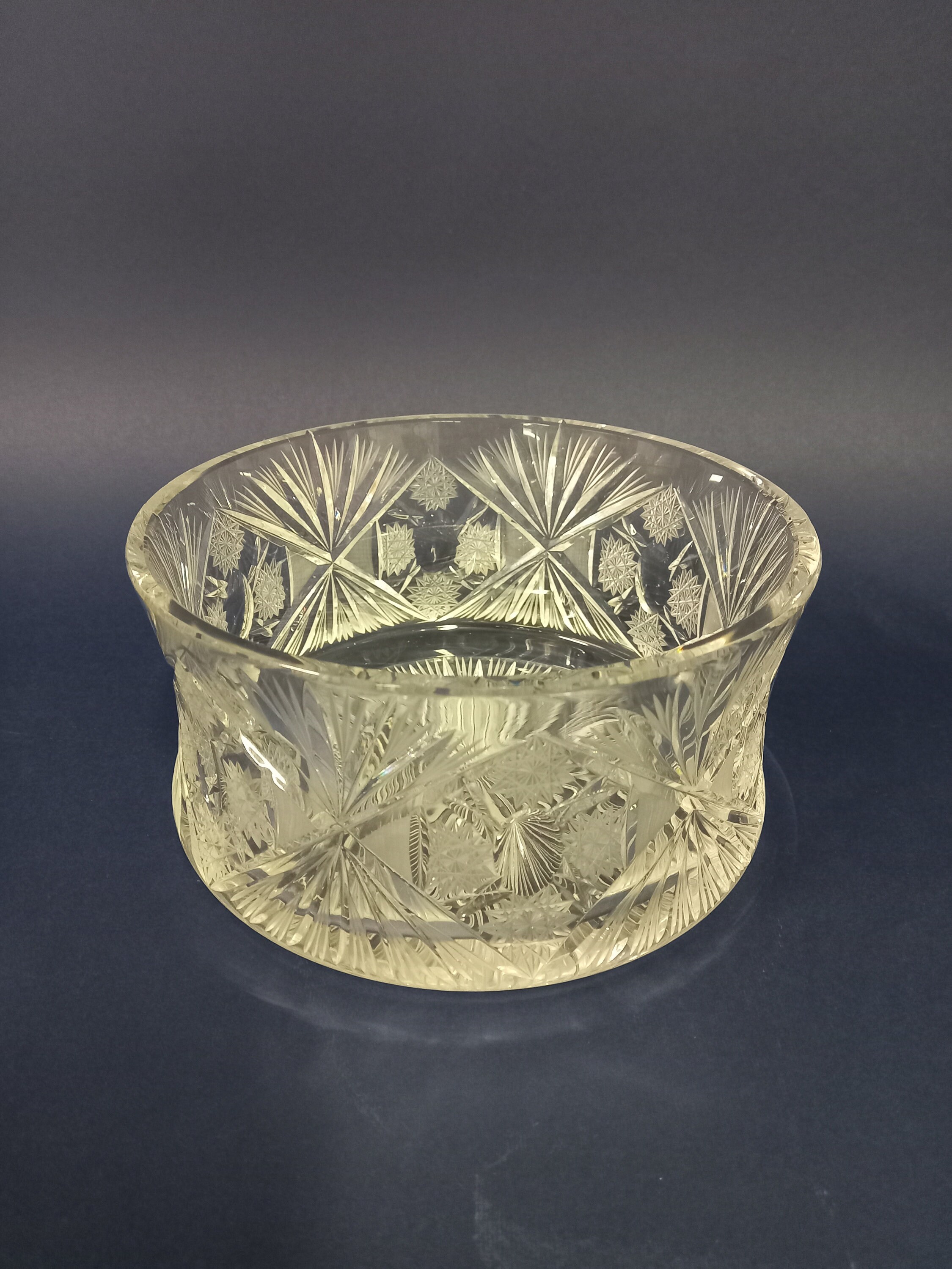 Crystal Glass Bowl / Rogaska / Yugoslavia / Vintage Crystal / High ...