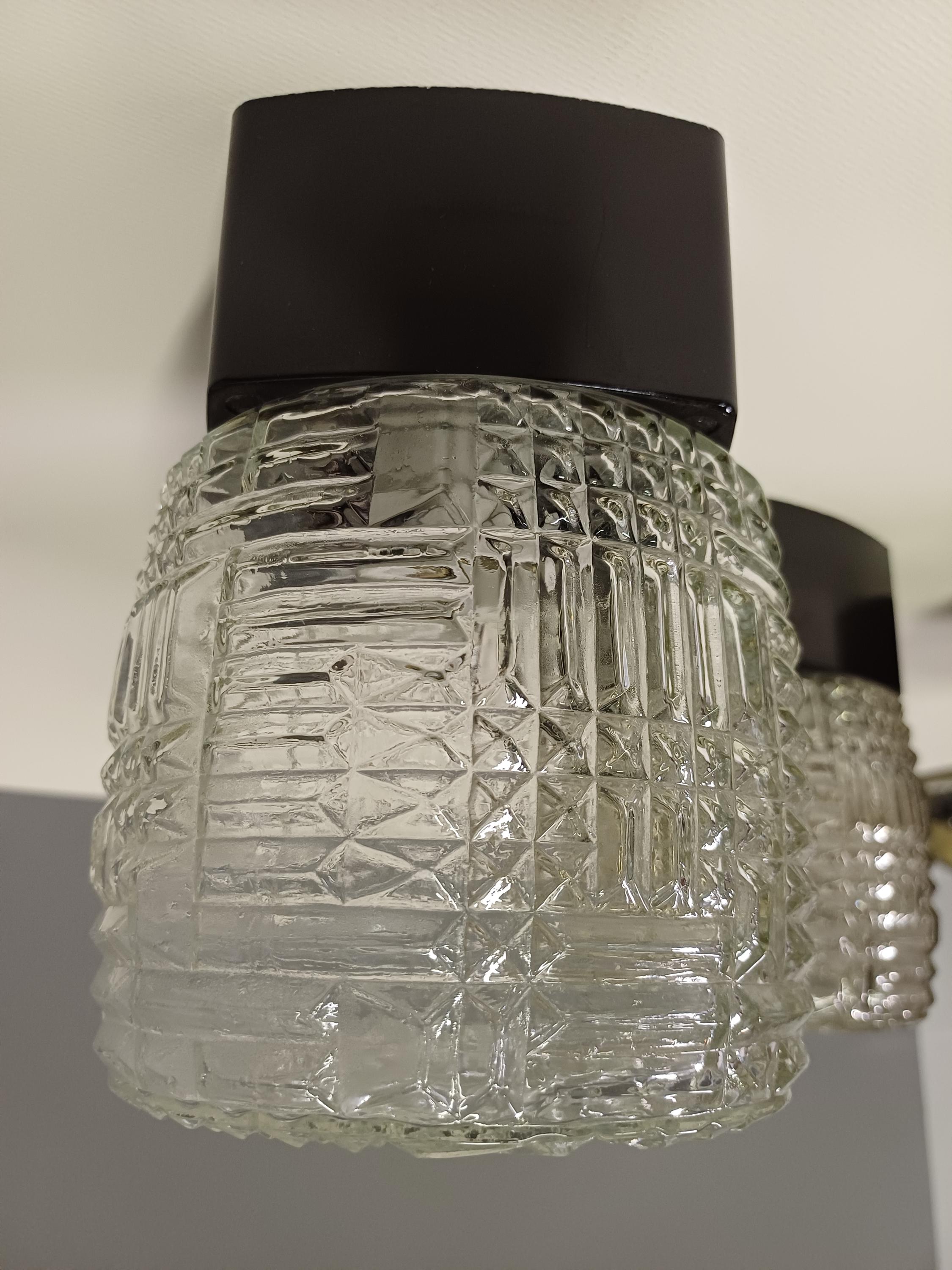 Trio Wall Lights / Trio Ceiling Lights / Glass and Metal Lights ...