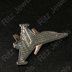 Iced Out Moissanite Fighter Jet Pendant, Hip Hop Airplane Necklace - Etsy