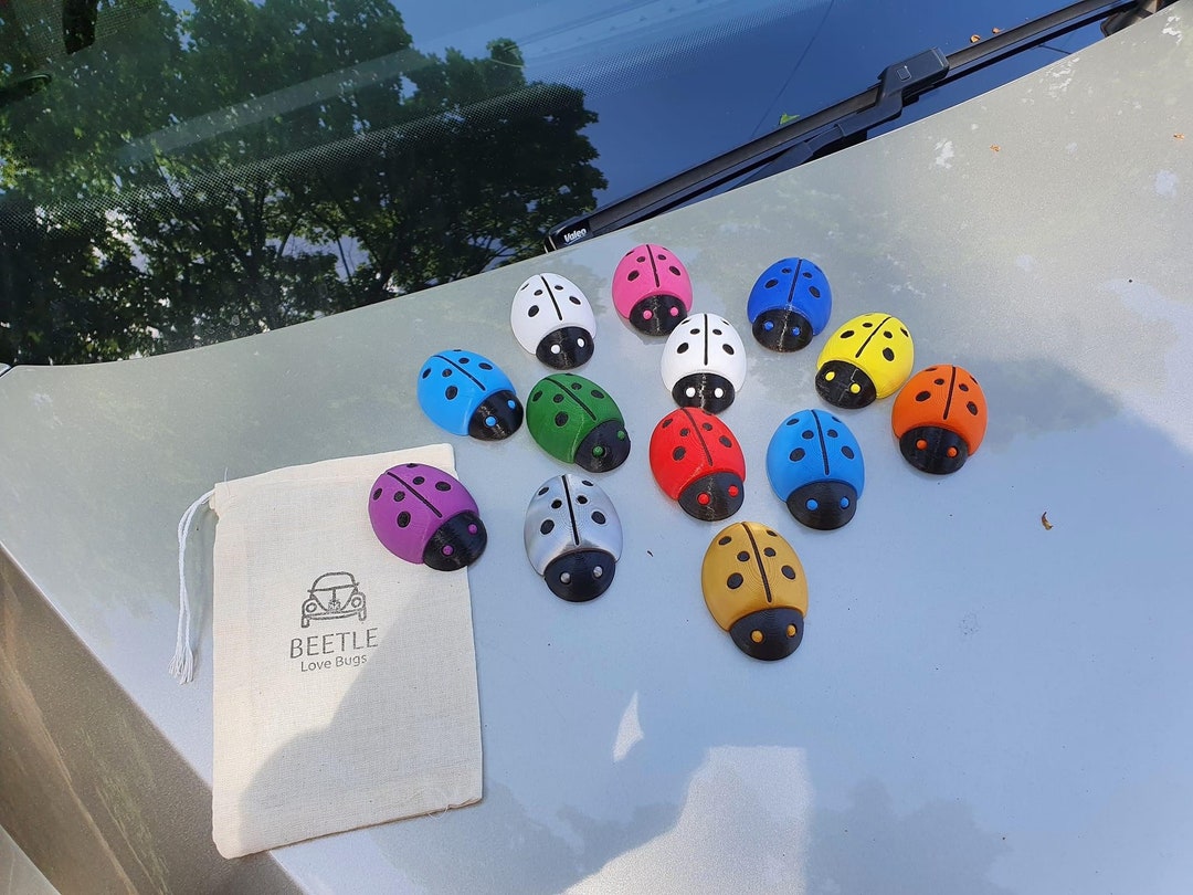 13x VW Beetle Love Bugs UK (12 + 1 Addition Love Bug & Gift Bag ...