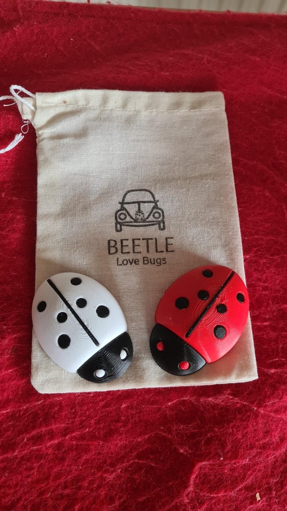25 X VW Beetle Love Bugs UK 223 FREE Love Bugs & Gift Bag Ladybug ...