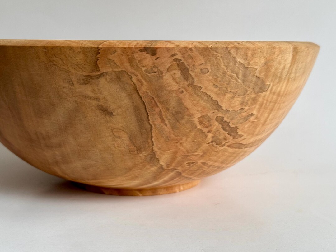 Highly Figured Silver Maple Bowl, 11 1 of 3 Matching - Etsy