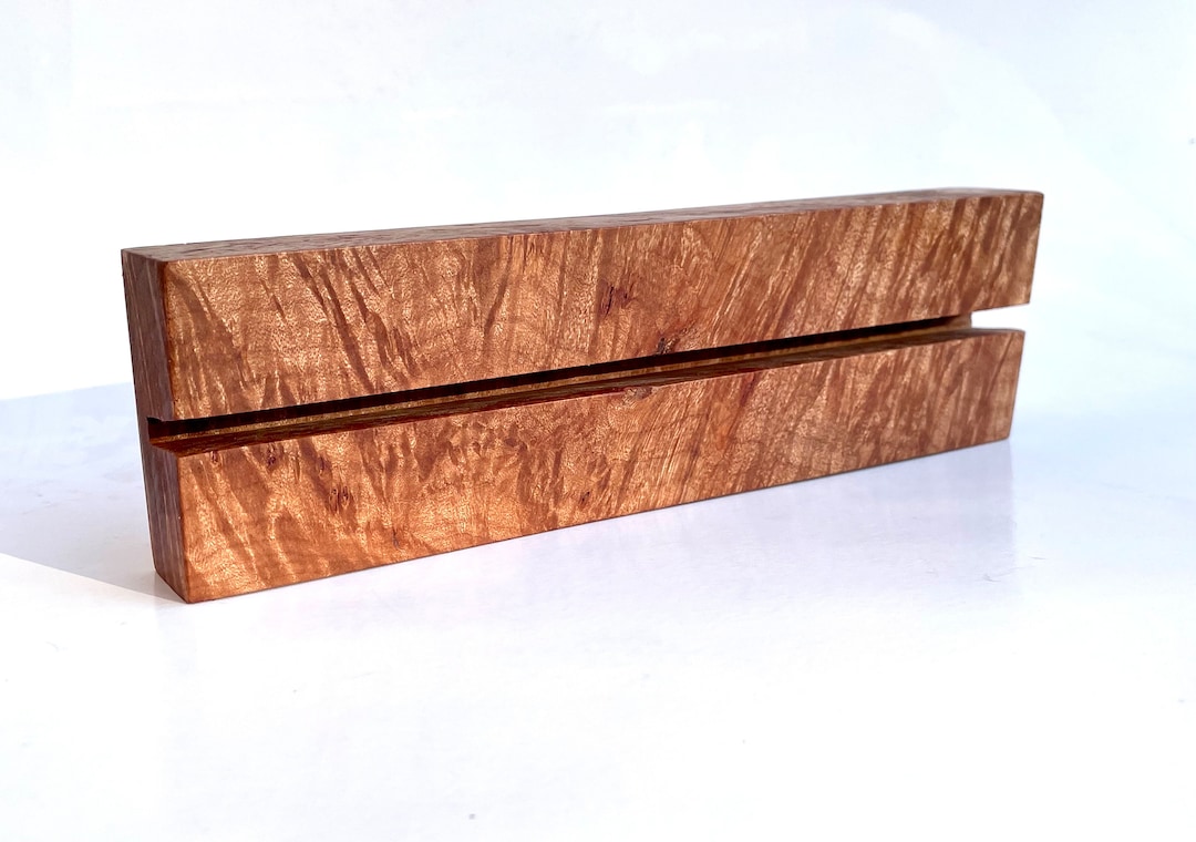 Curly Maple Single Row Challenge Coin Display - Etsy