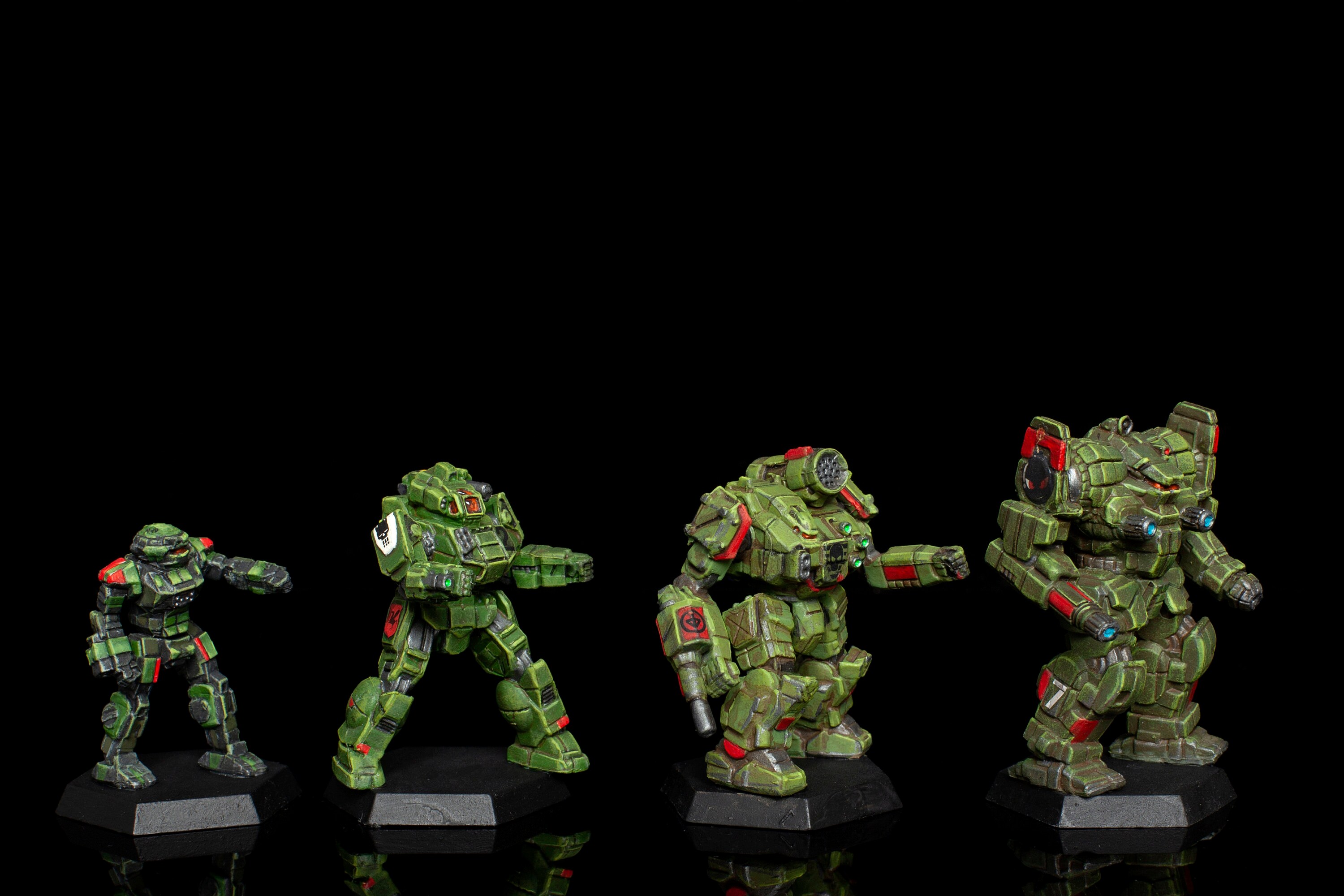 Painted - Battletech a Game of Armoured Combat 8 Pro Painted Minis ...