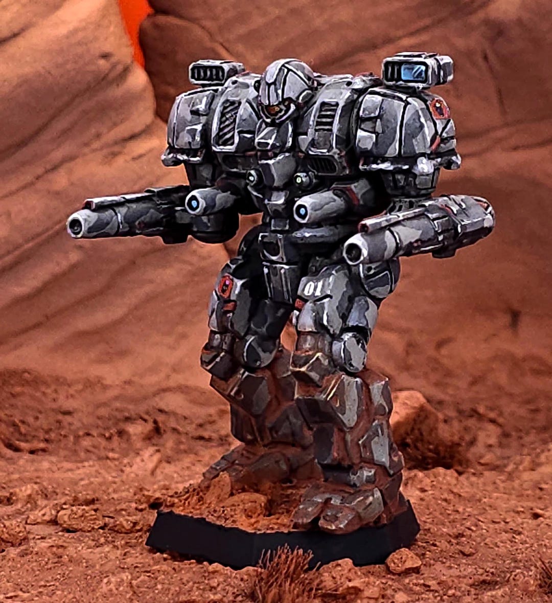 Battletech a Game of Armored Combat Core Set of Eight Miniatures Pro ...