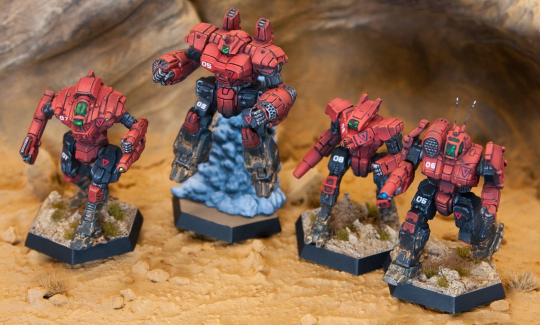Battletech Kell Hounds Striker Lance - Etsy