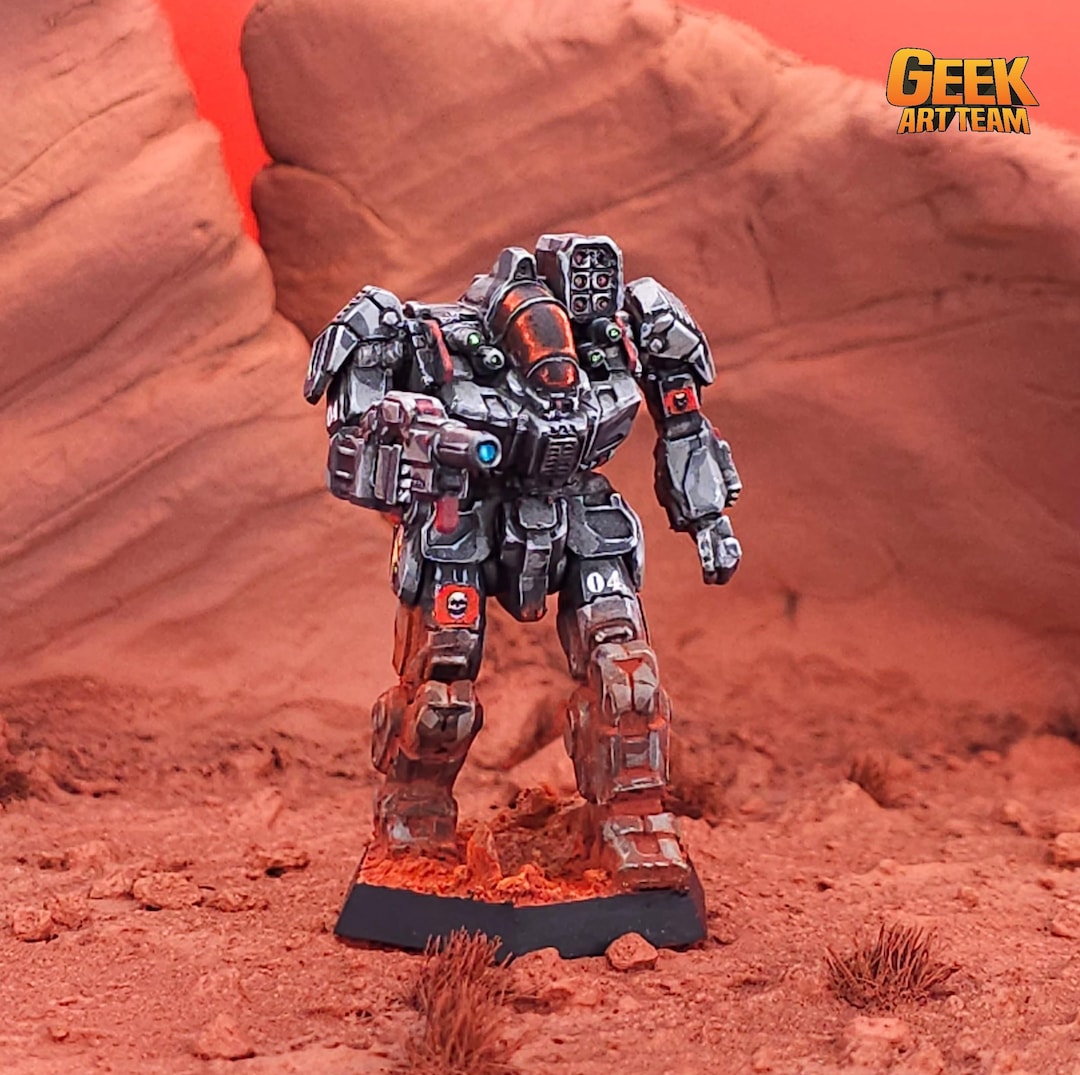 Battletech Inner Sphere Lance Miniatures Pro Painted- Commission | Four ...