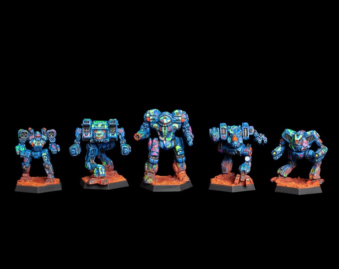 Battletech Clan Support Star Clan Nova Cats XI PROVISIONAL Galaxy - Etsy